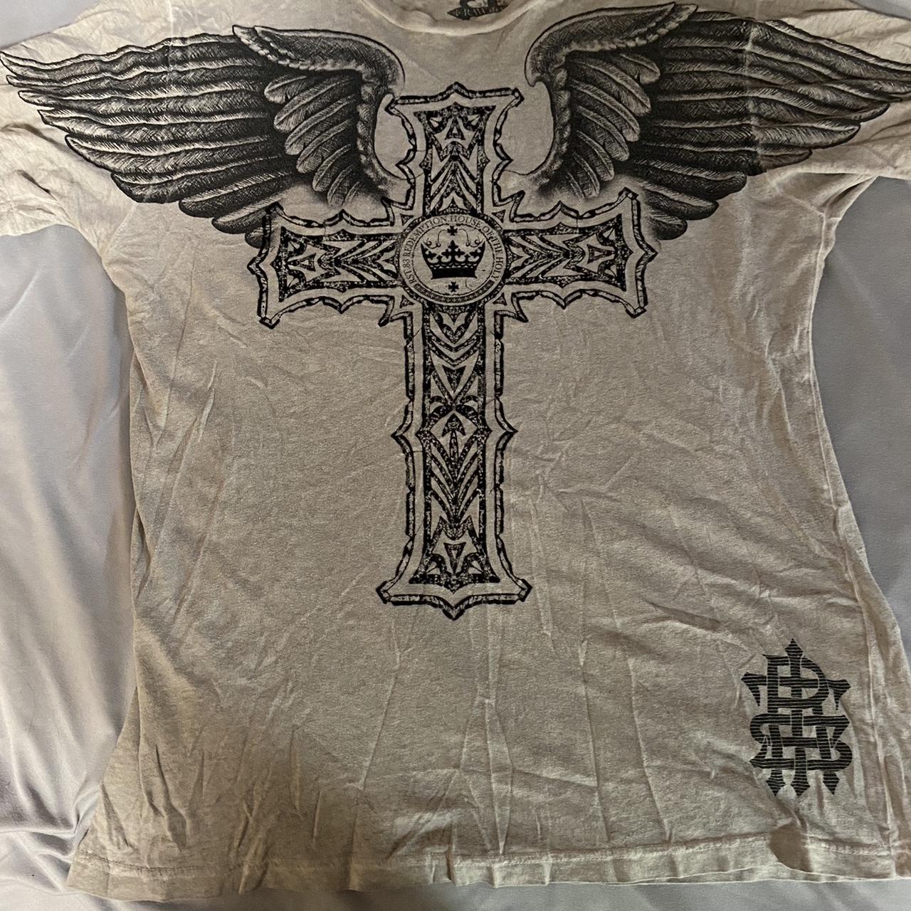 Rare Raw State Large Men’s T Shirt with... - Depop