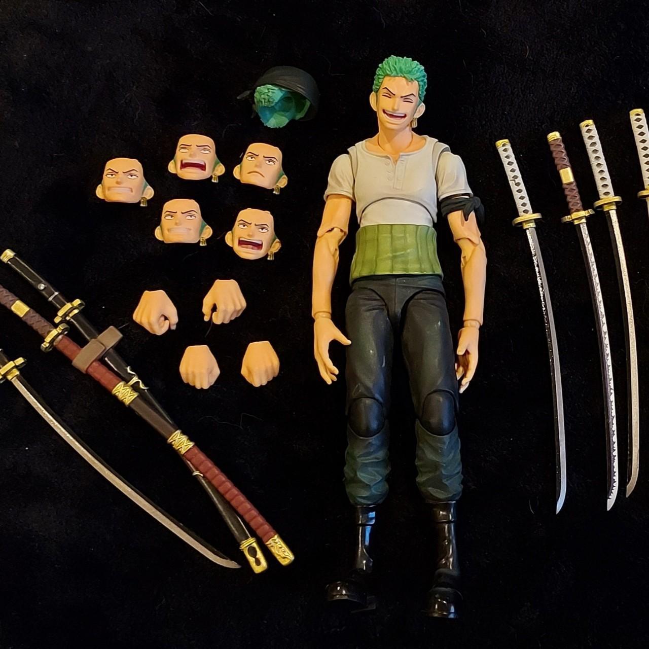 Roronoa Zoro posable figure! his arm comes off... - Depop