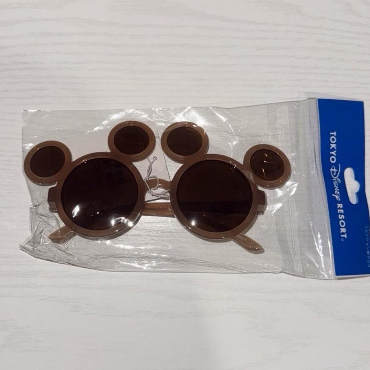 Tokyo Disney brown Mickey Mouse shape sunglasses •... - Depop