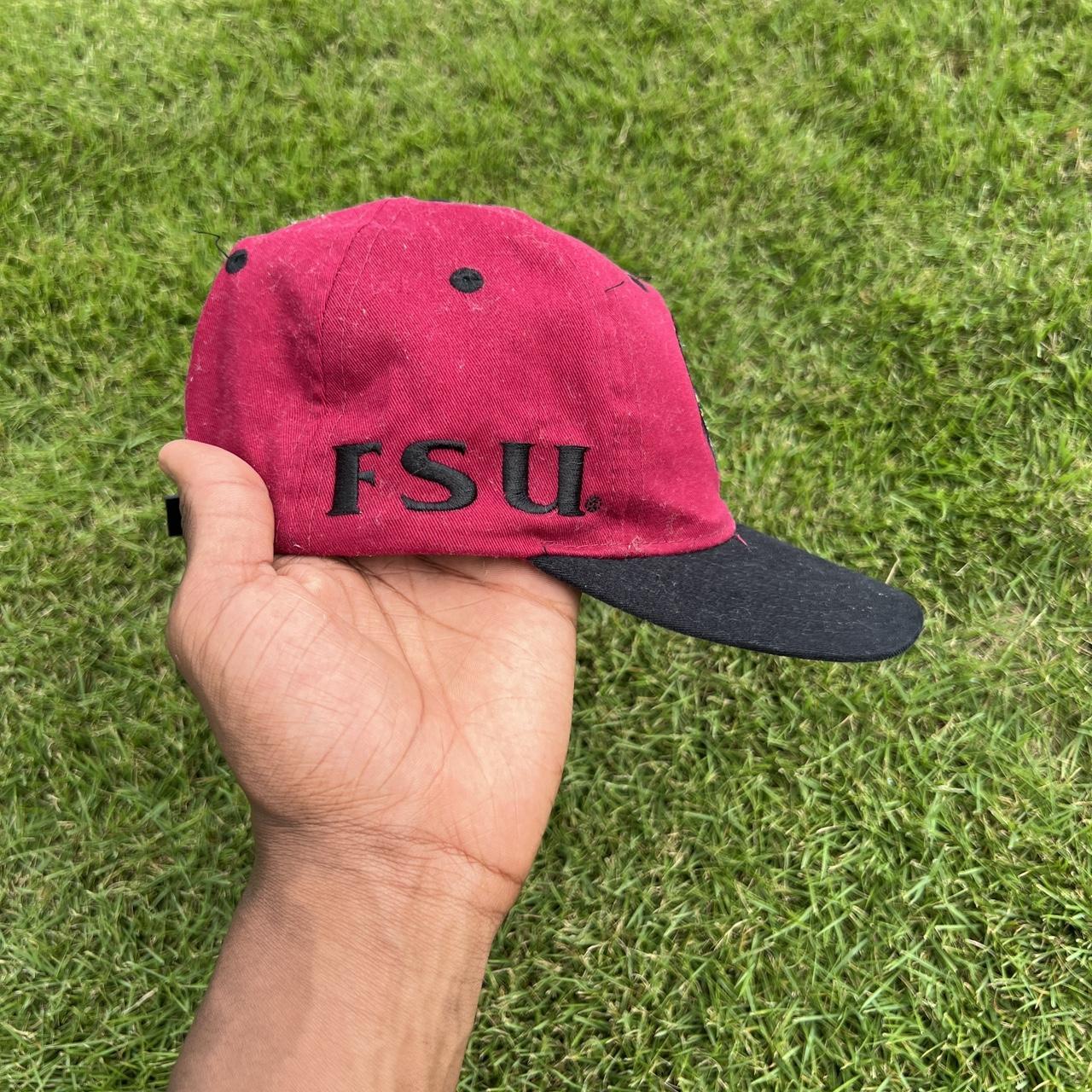 Vintage FSU Seminoles Dad Hat Snaps broken Model... - Depop