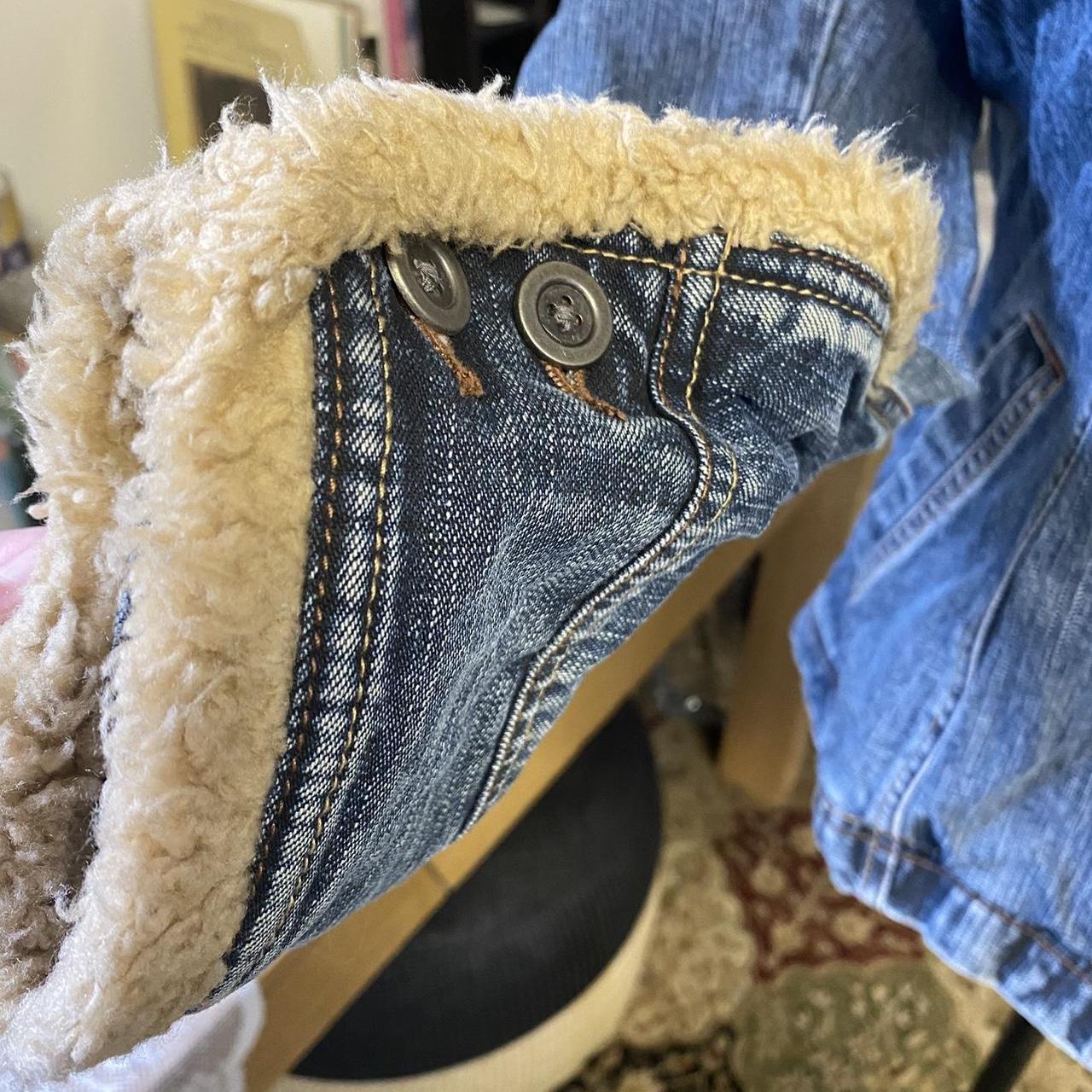 Brand French Cuff - Jean jacket 💗 Super adorable... - Depop