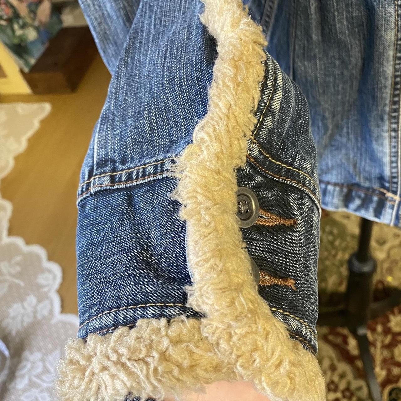 Brand French Cuff - Jean jacket 💗 Super adorable... - Depop