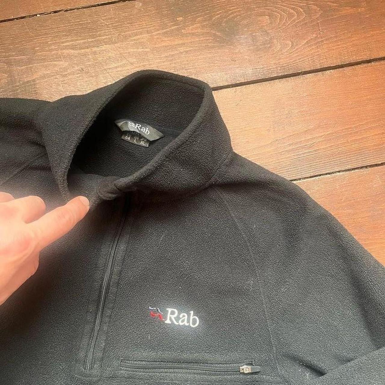 Mens black rab fleece Size large - Depop
