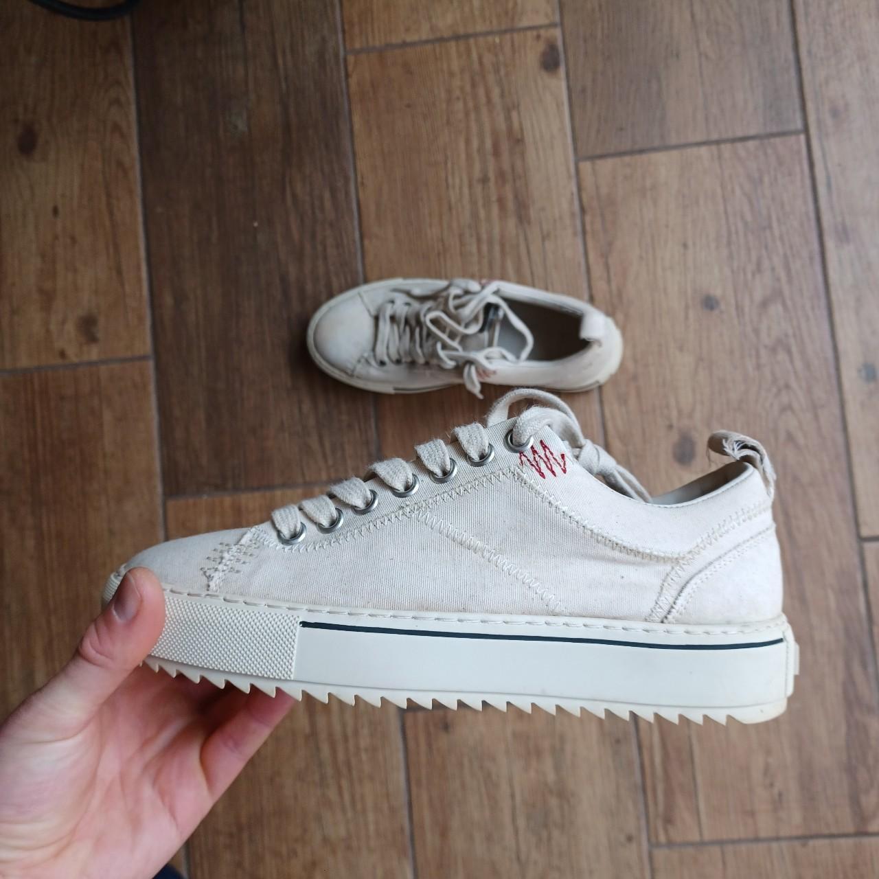 Mens canvas represent alpha low trainers Size 7 - Depop