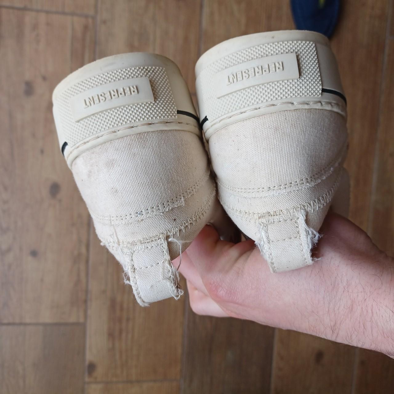 Mens canvas represent alpha low trainers Size 7 - Depop