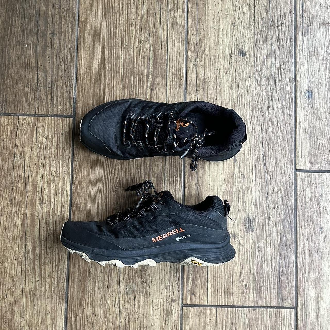 Men’s black Merrell moab gore tex trainers Size 8 | Depop