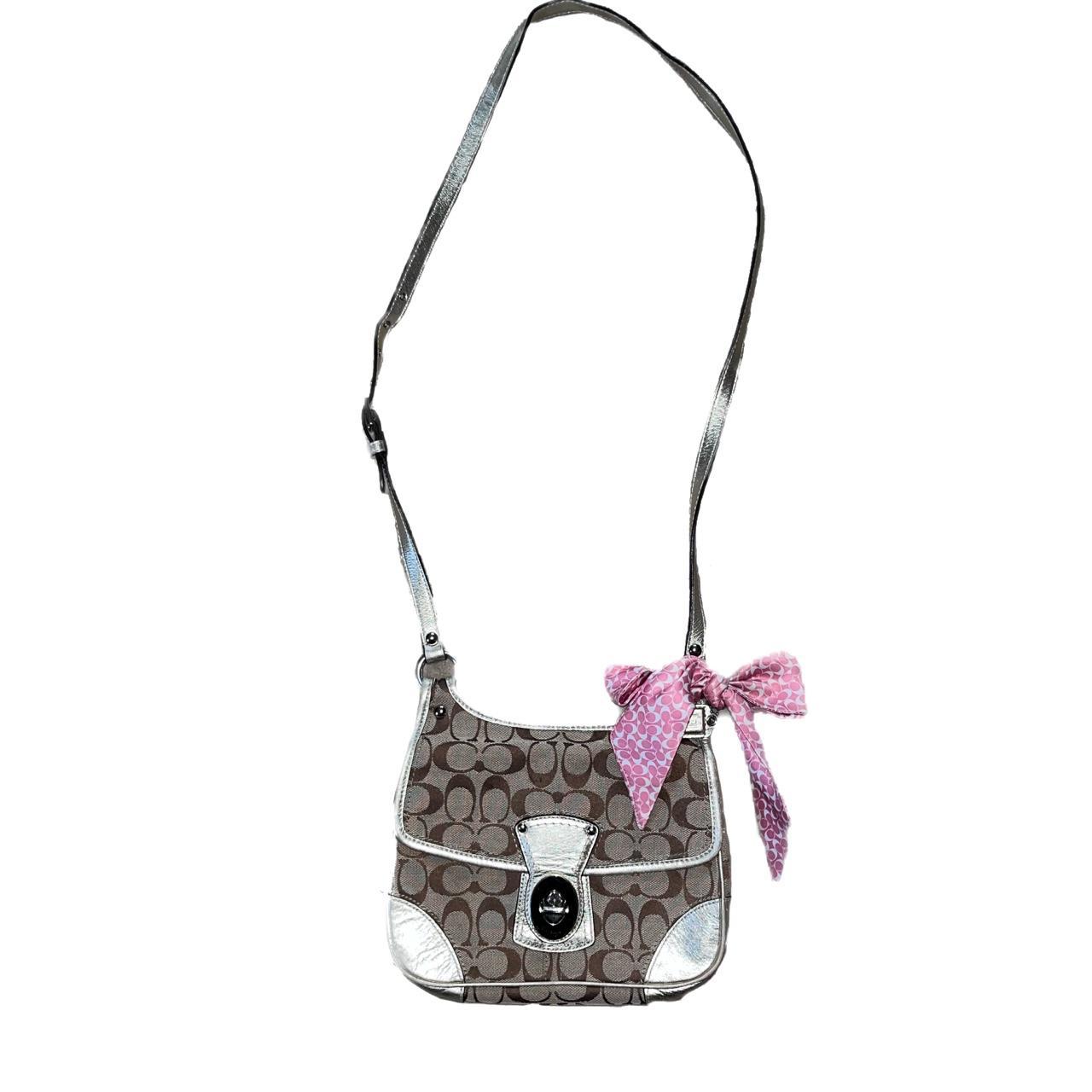 coach bow crossbody bag . never been used .... - Depop