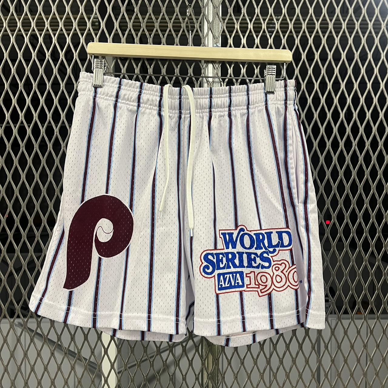 Phillies Pinstripe World Series AZVA mesh... - Depop