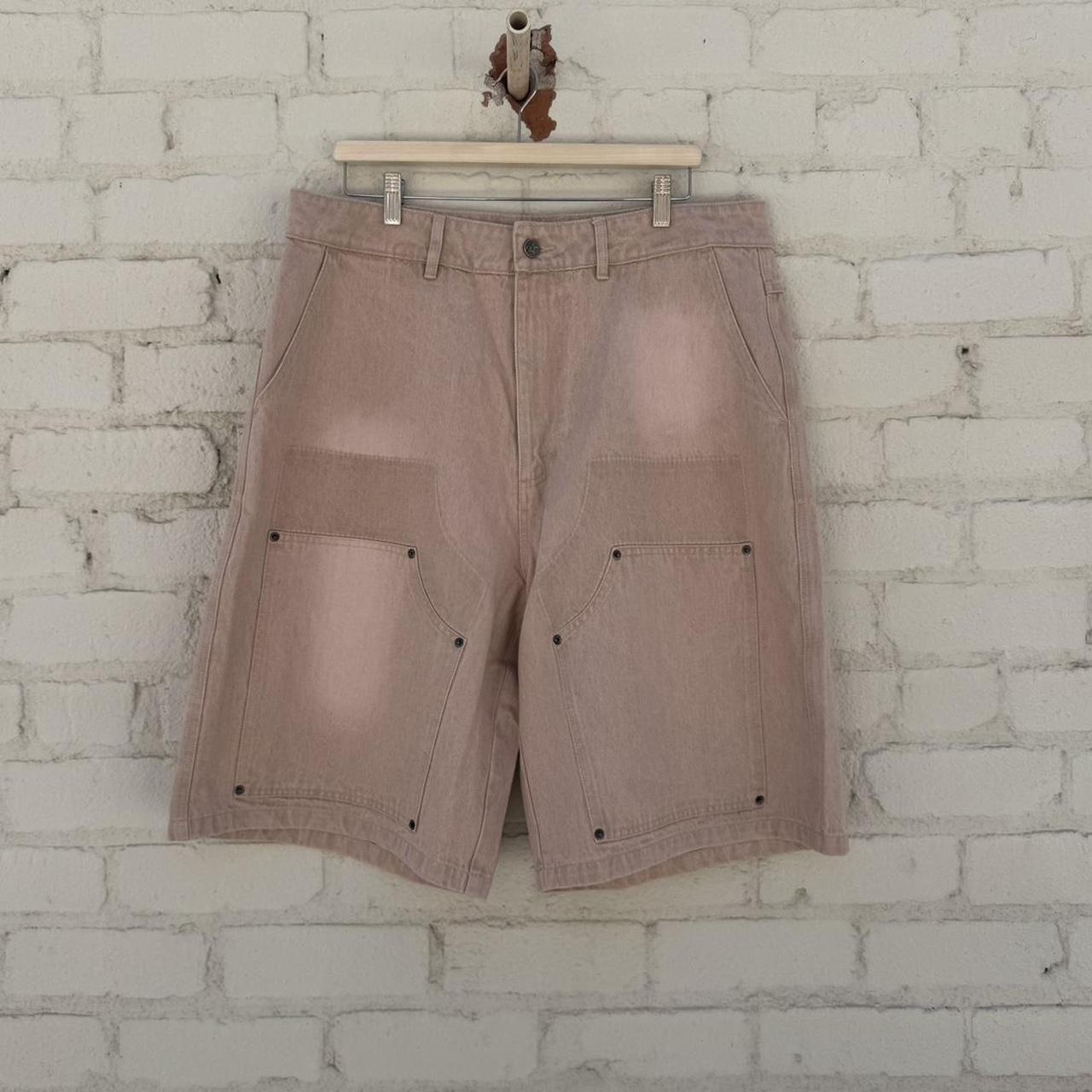 AZVA double knee jorts #jorts #azva #doubleknee... | Depop