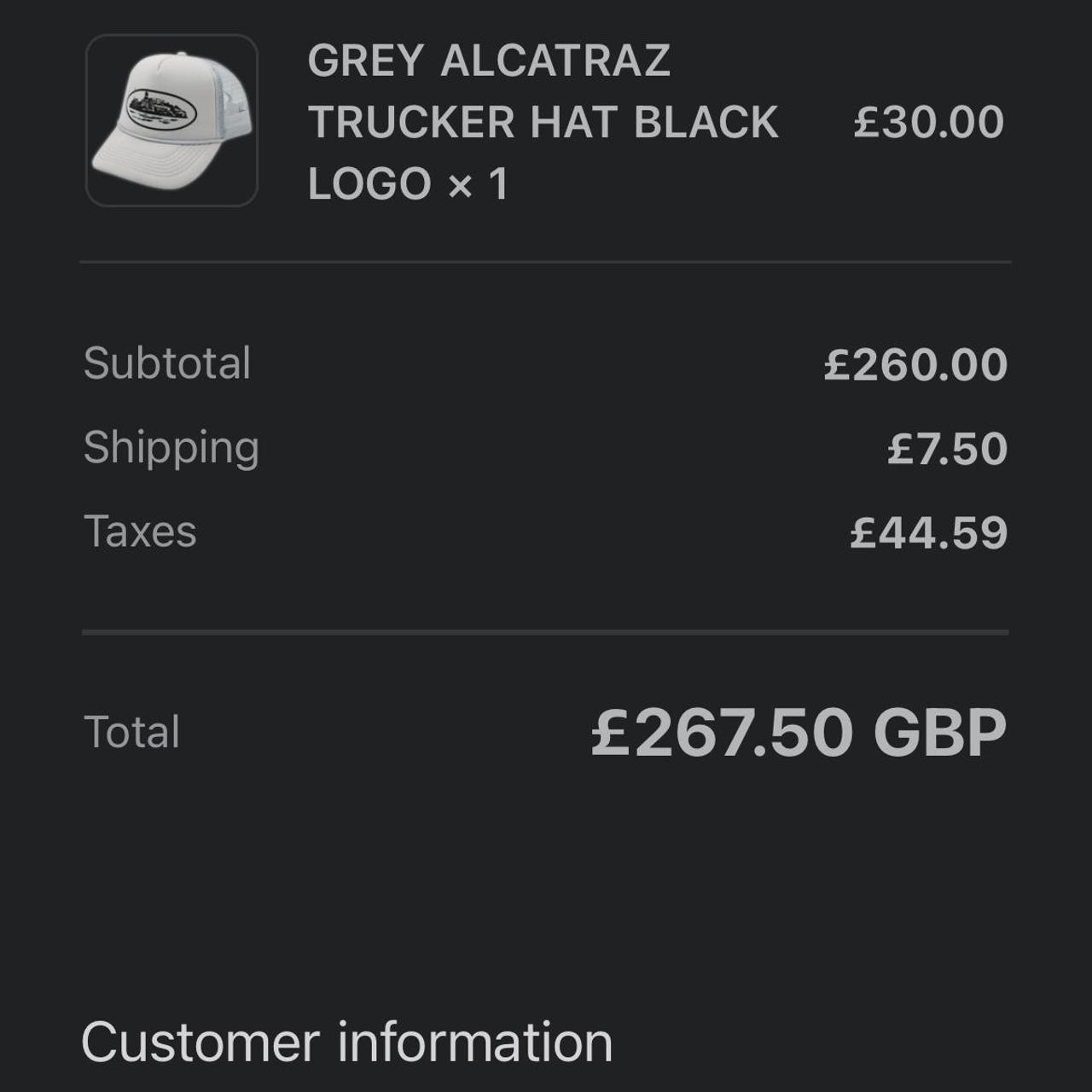 CORTEIZ ALCATRAZ TRUCKER CAP •brand new, unopened... - Depop