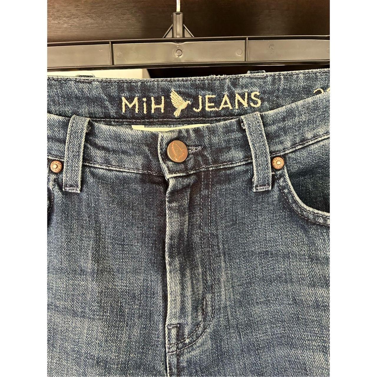 MiH Jeans The Boston High Rise Slim Leg Jean Size... - Depop