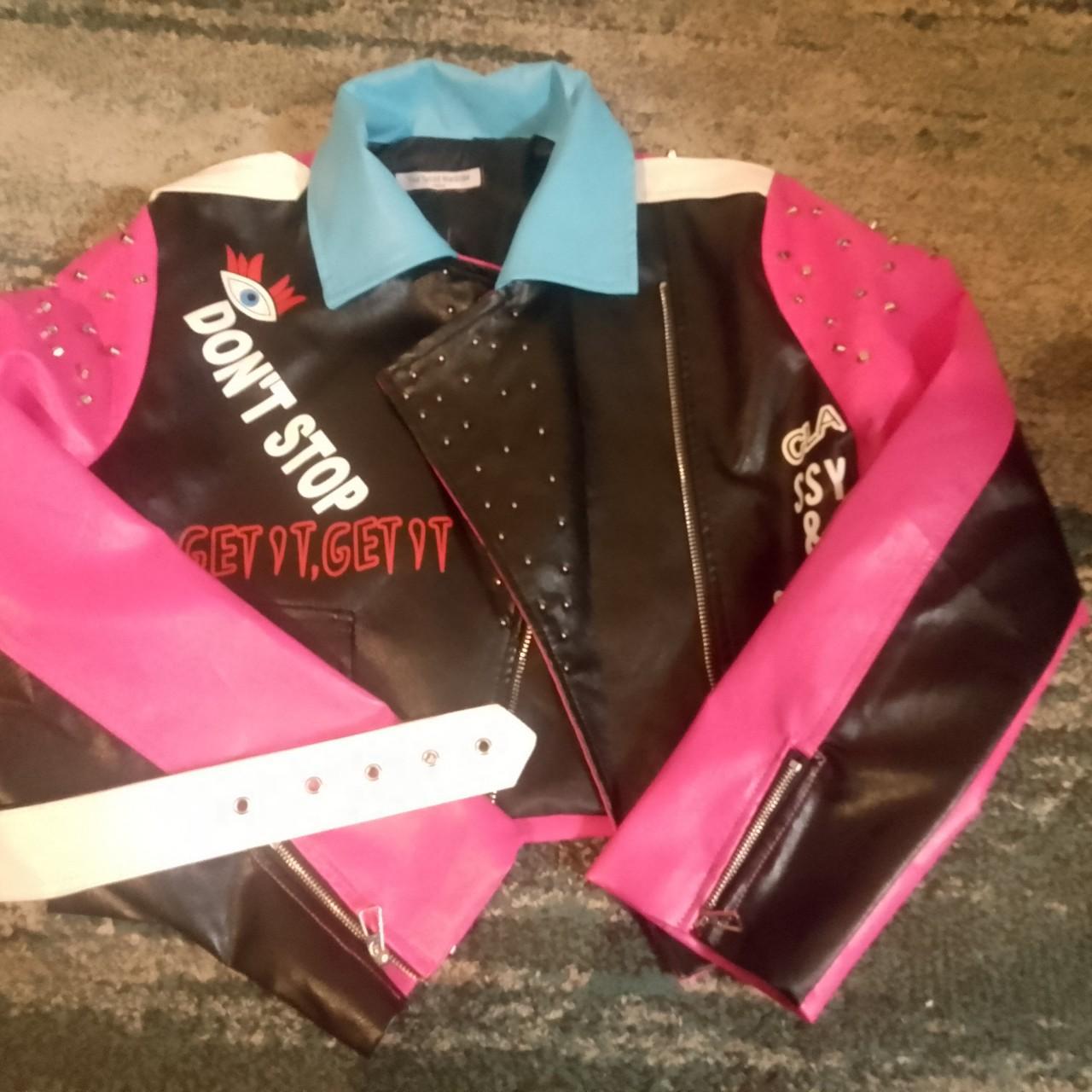 Exciting punk/biker style Jacket. Size small, never... - Depop