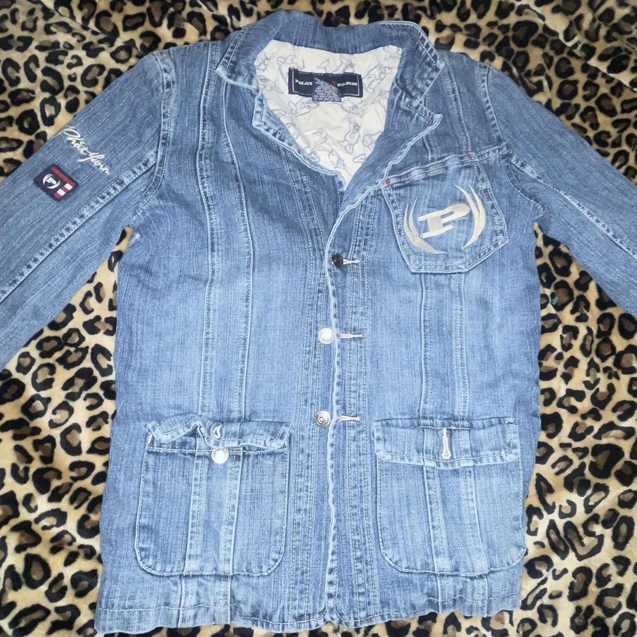 phat farm jean jacket - Depop