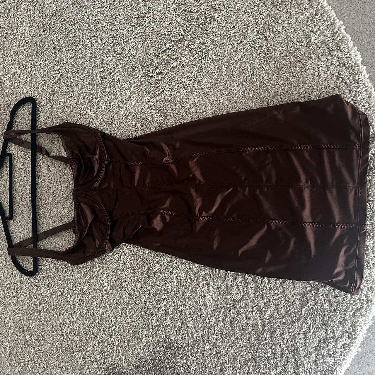 Skims Stretch Satin Dress Size S New with tags - Depop