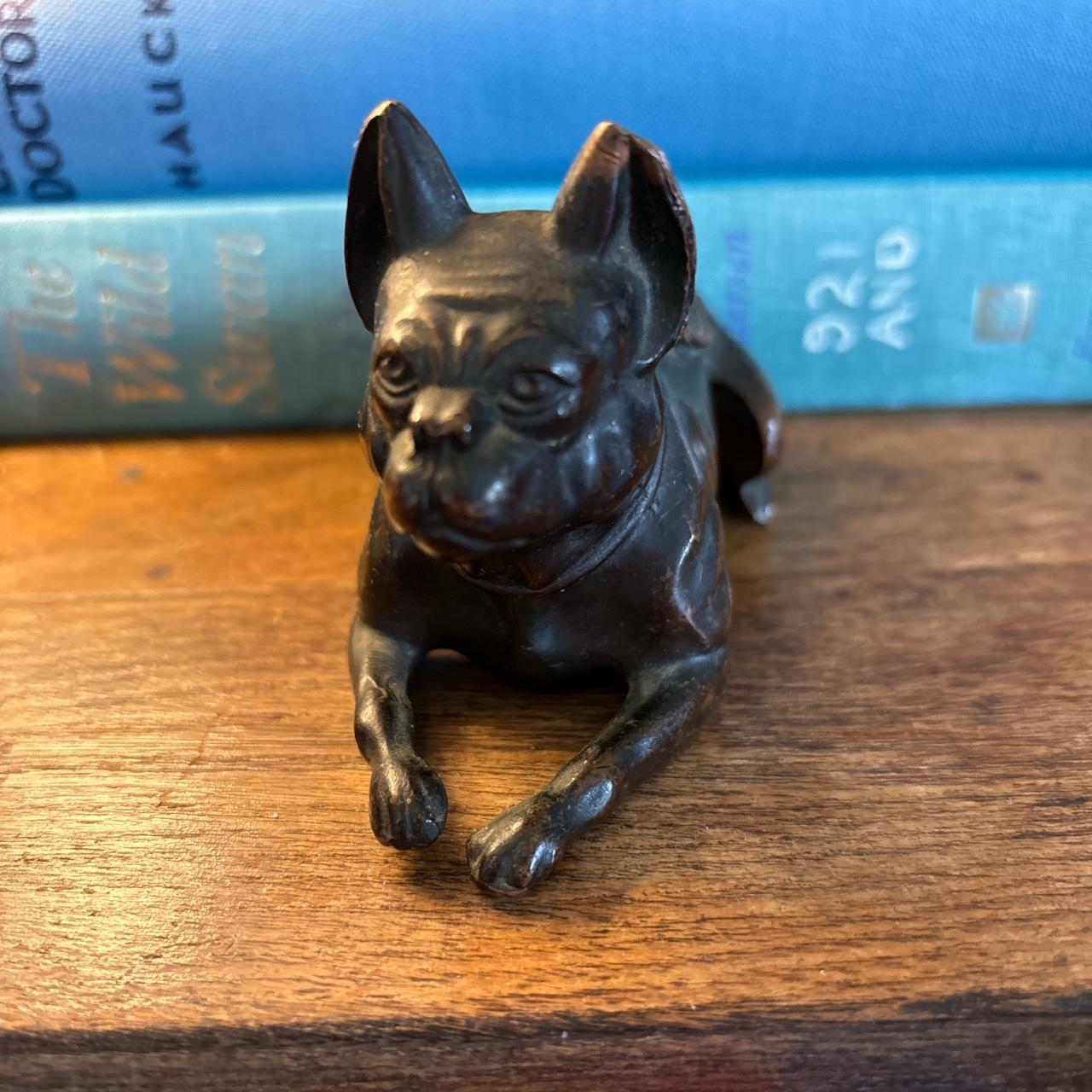 Beautiful vintage bronze paperweight of a French... - Depop