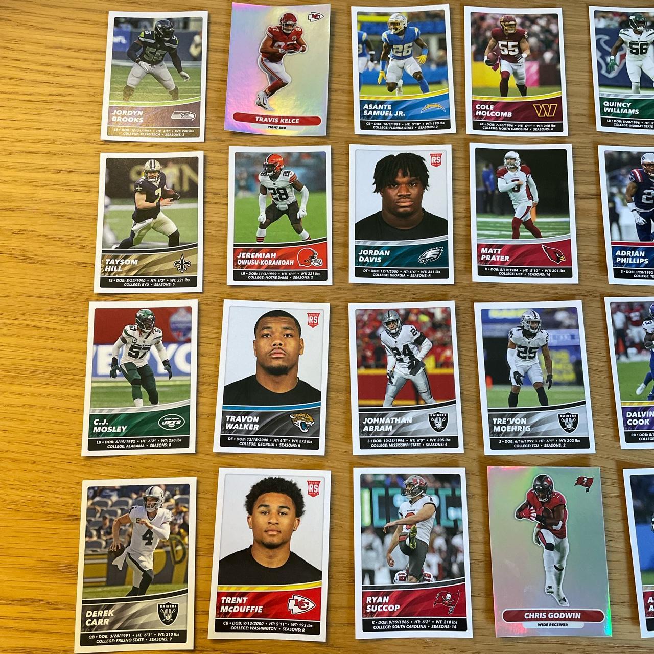24 NFL Panini Trading Stickers Set of 24 American... - Depop
