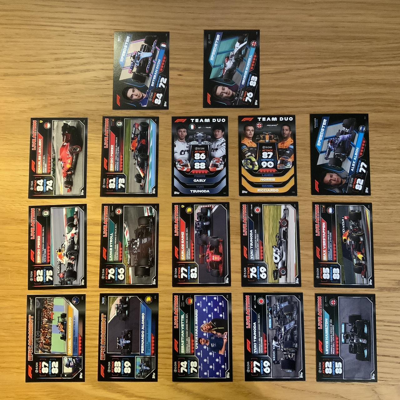 F1 Turbo Attax Trading Cards 17 Formula One... - Depop