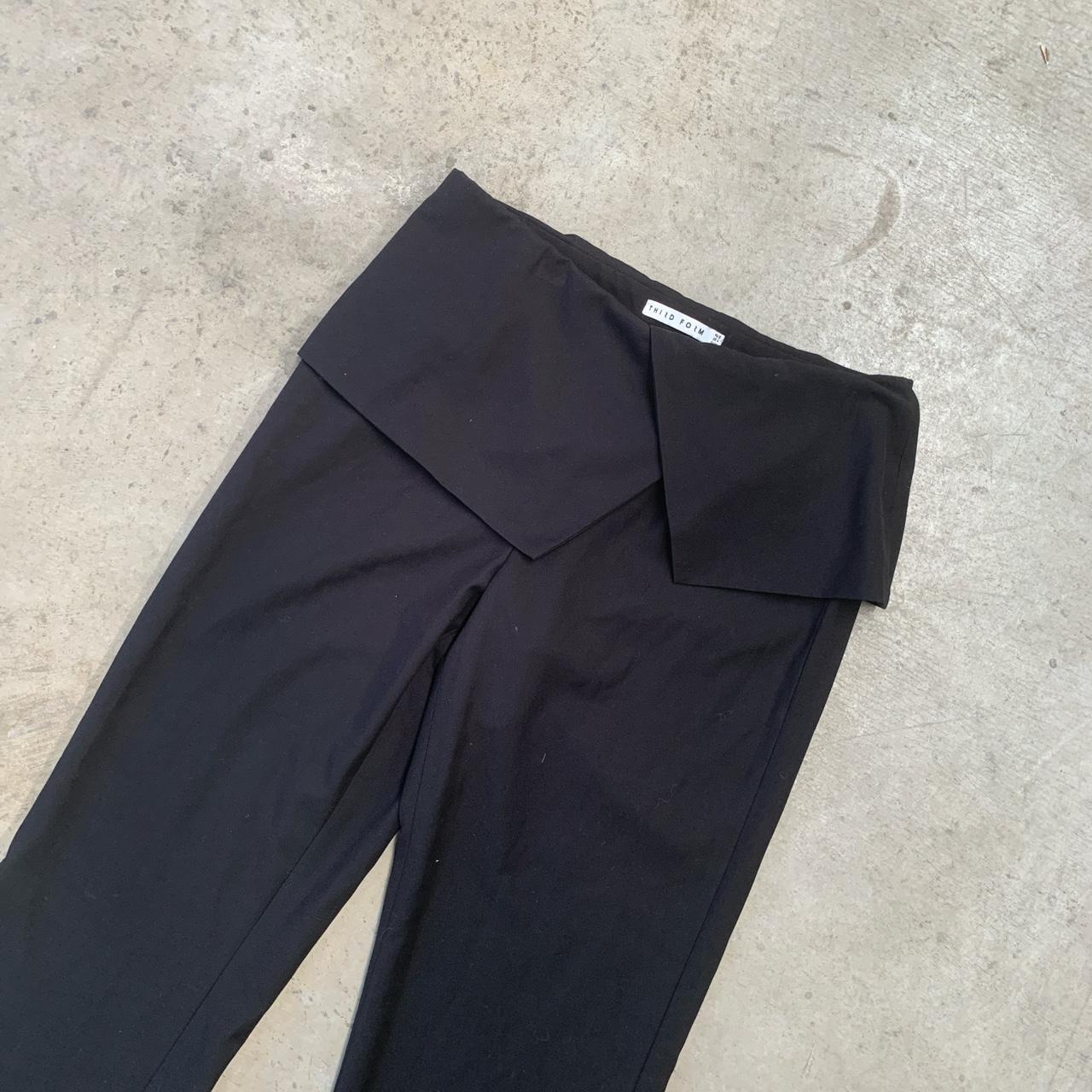 THIRD FORM- In the fold trousers in black. Classic... | Depop