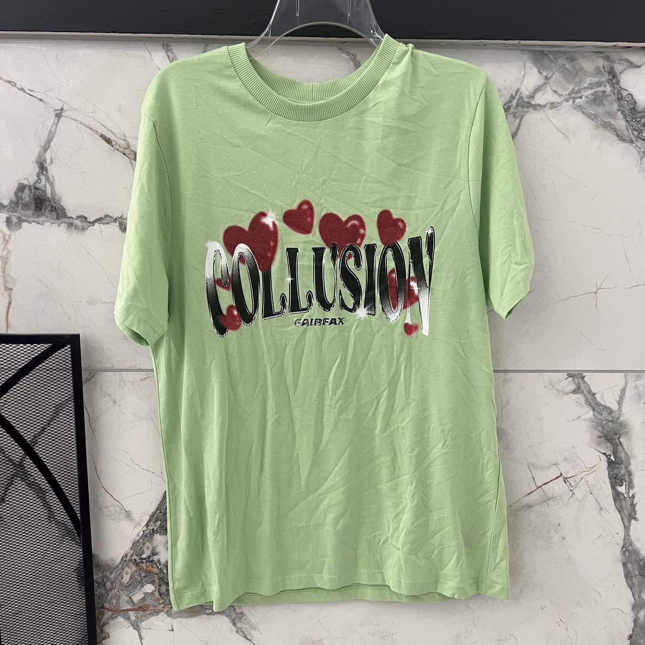 collusion shirt from asos never worn size... - Depop
