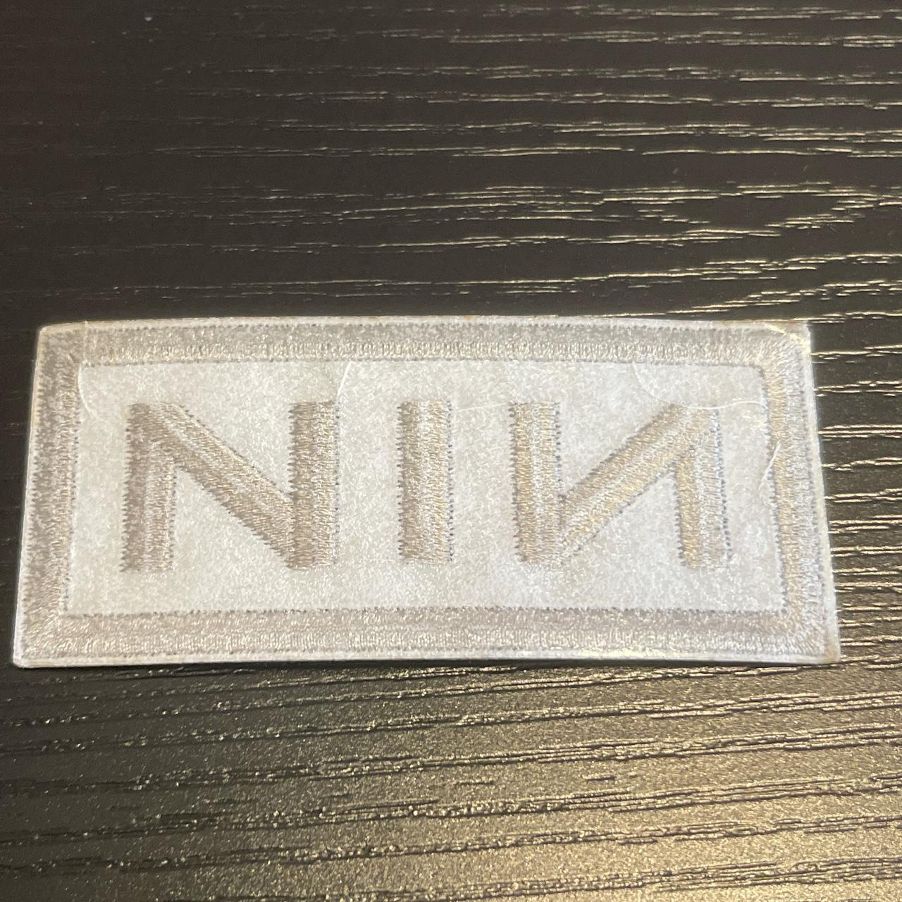 NIN Nine Inch Nails patch Sew on/iron on, comes as... - Depop