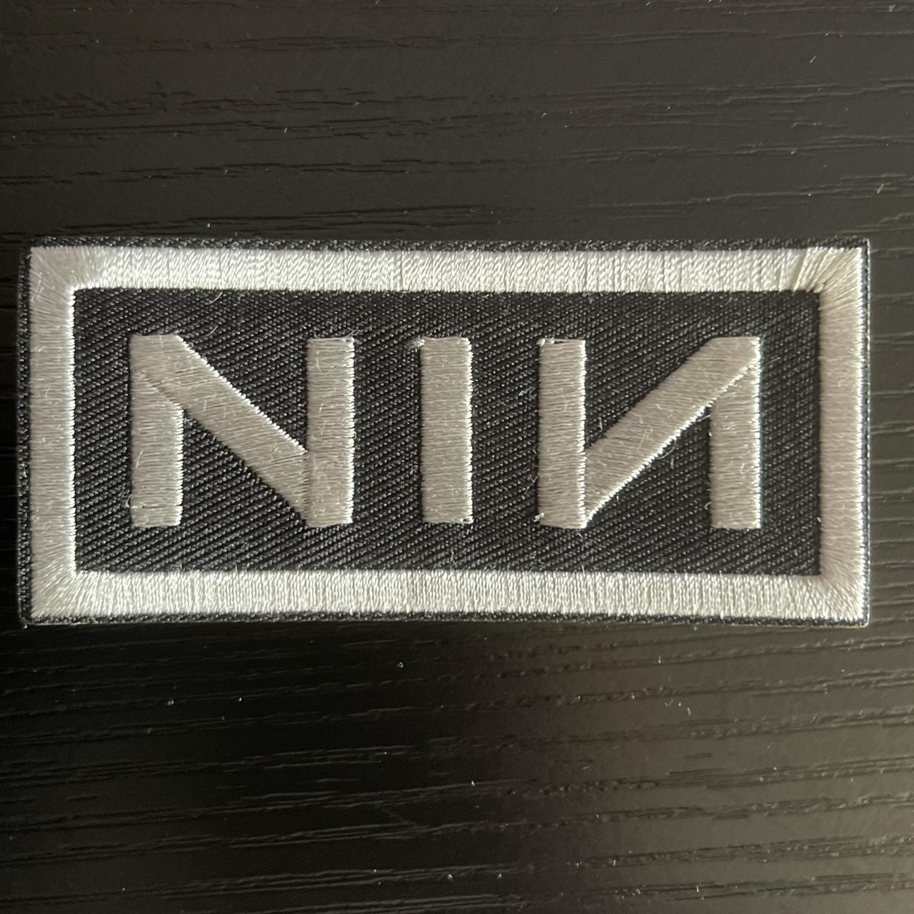 NIN Nine Inch Nails patch Sew on/iron on, comes as... - Depop