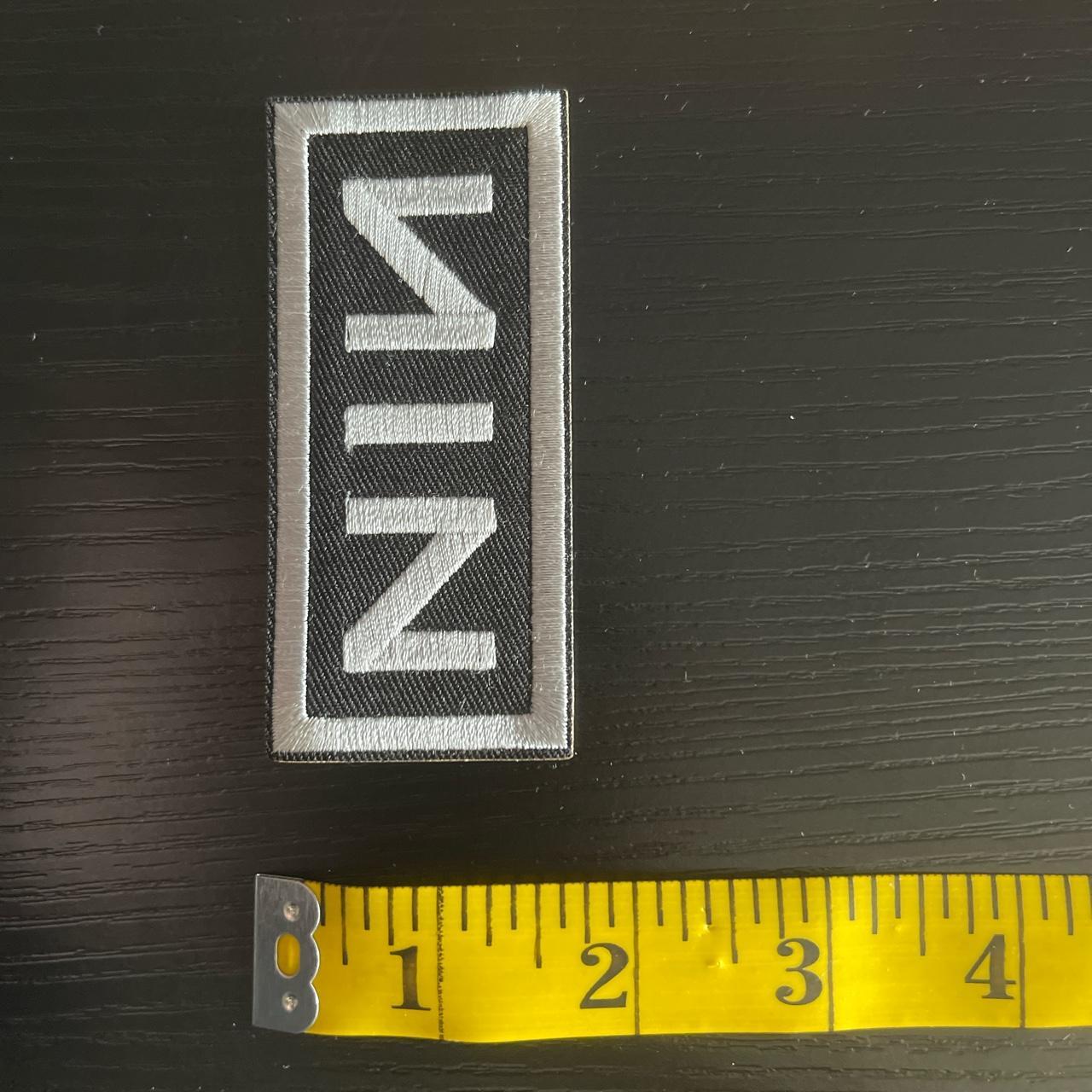 NIN Nine Inch Nails patch Sew on/iron on, comes as... - Depop
