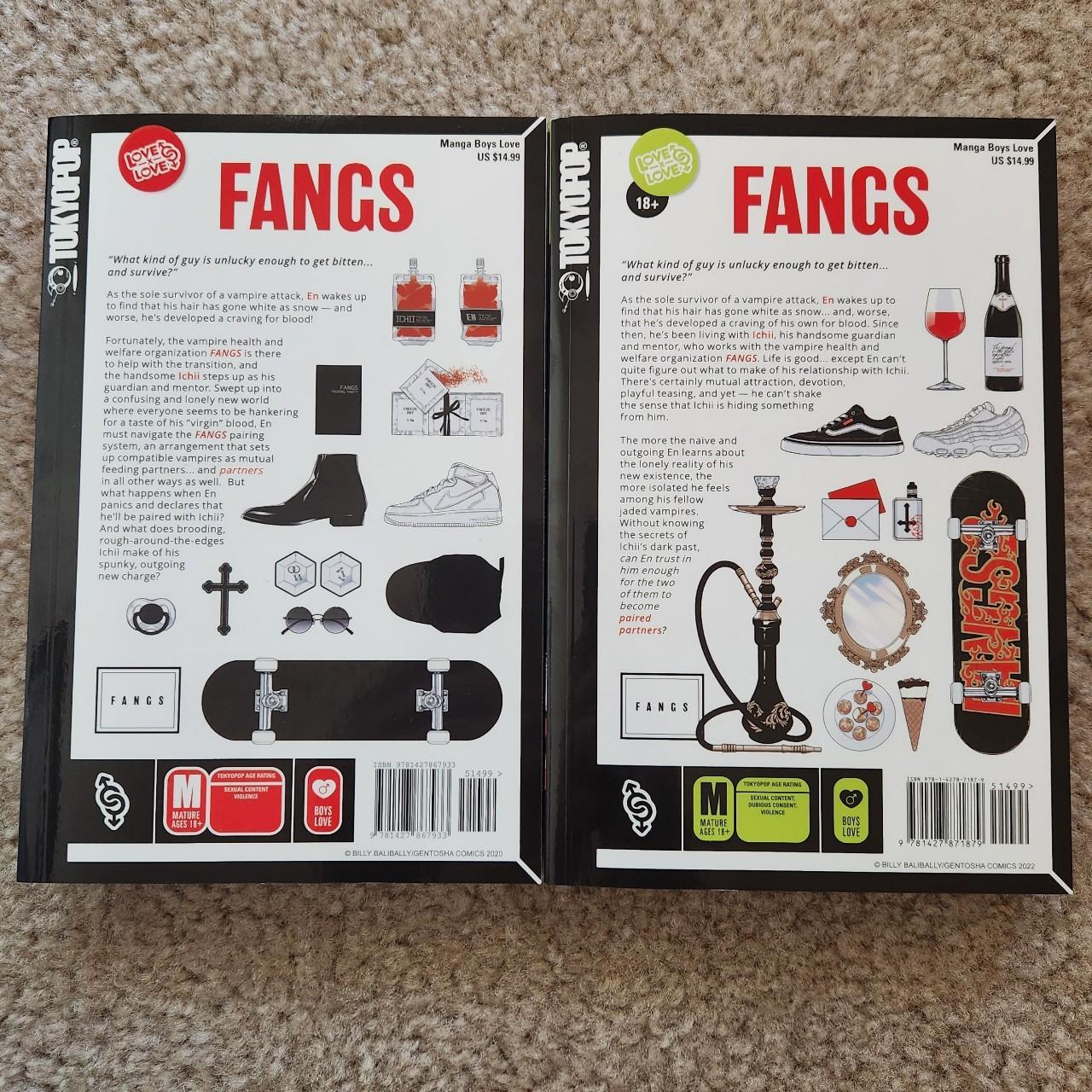 FANGS BL manga, volumes 1 & 2 anime manga boys love... - Depop