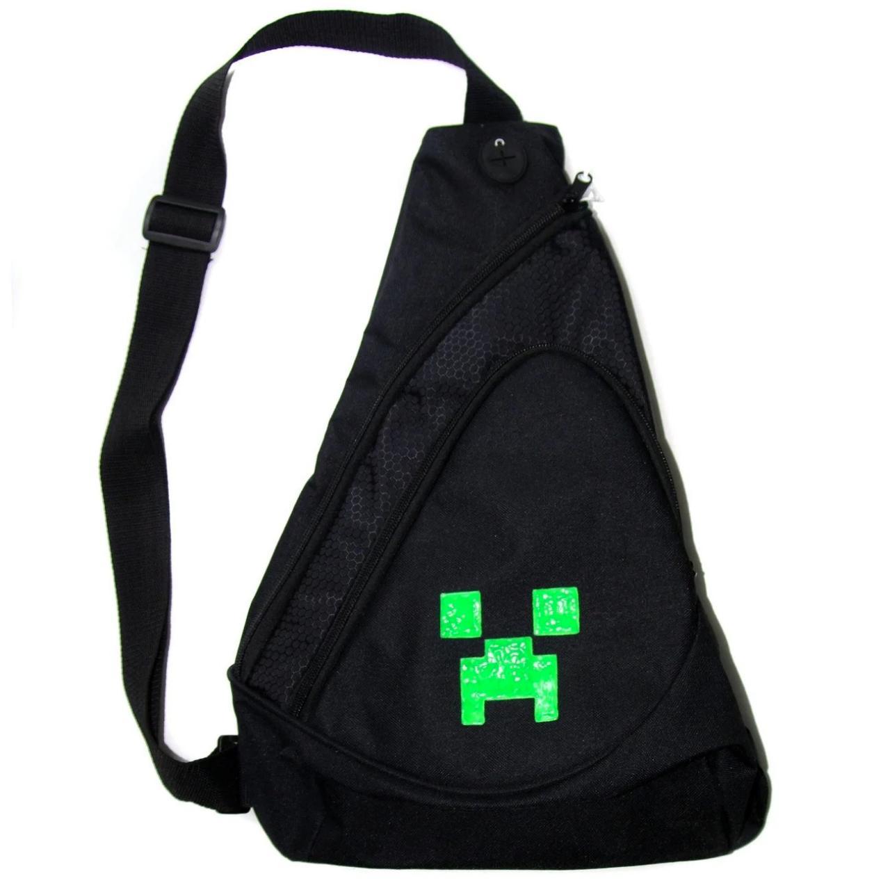 Minecraft sling backpack, New. Measurements are... - Depop