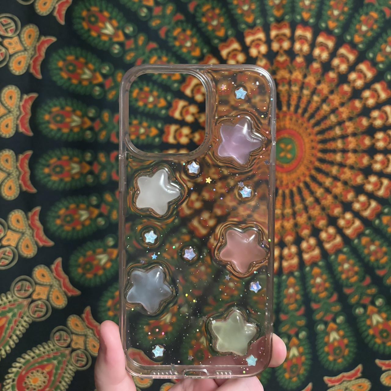 y2k star phone case (iphone 14 pro max)... - Depop