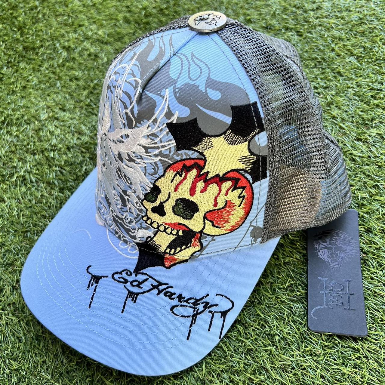 Vintage Ed Hardy Hat One of a kind classic vintage... - Depop