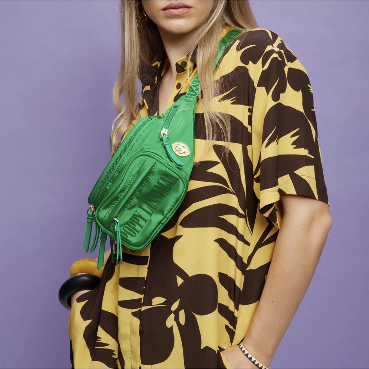 Poppy lissiman green bum bag - Depop