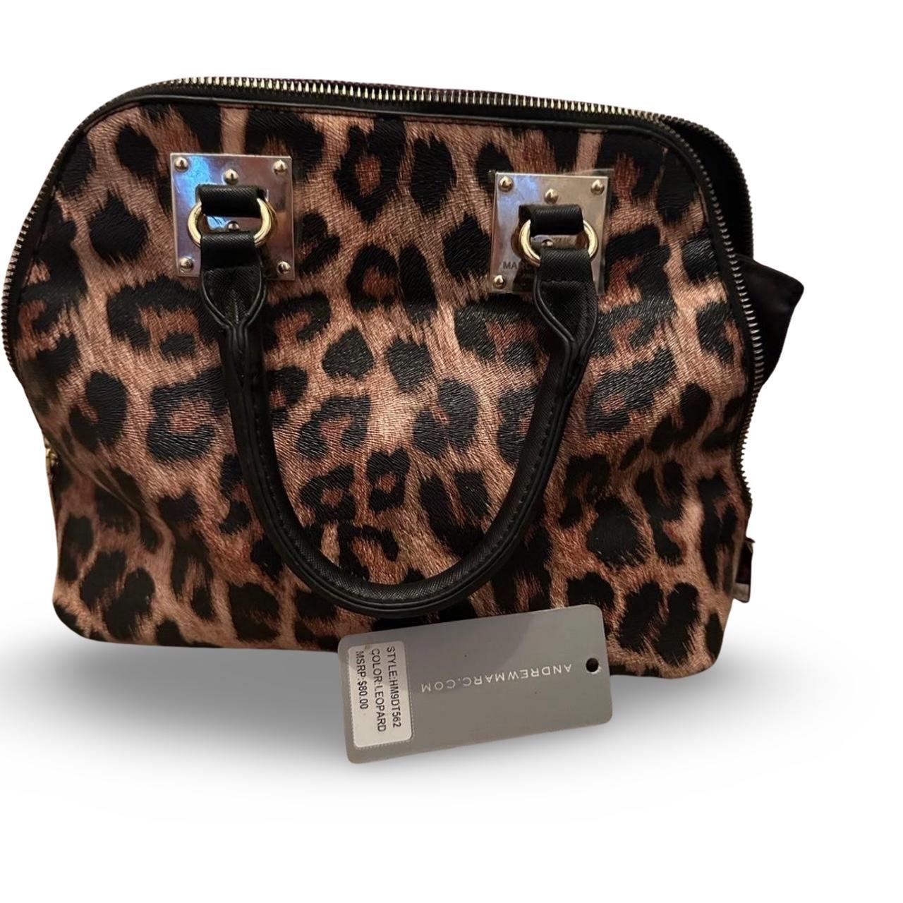 Mark New York | Andrew Marc Leopard satchel purse... - Depop