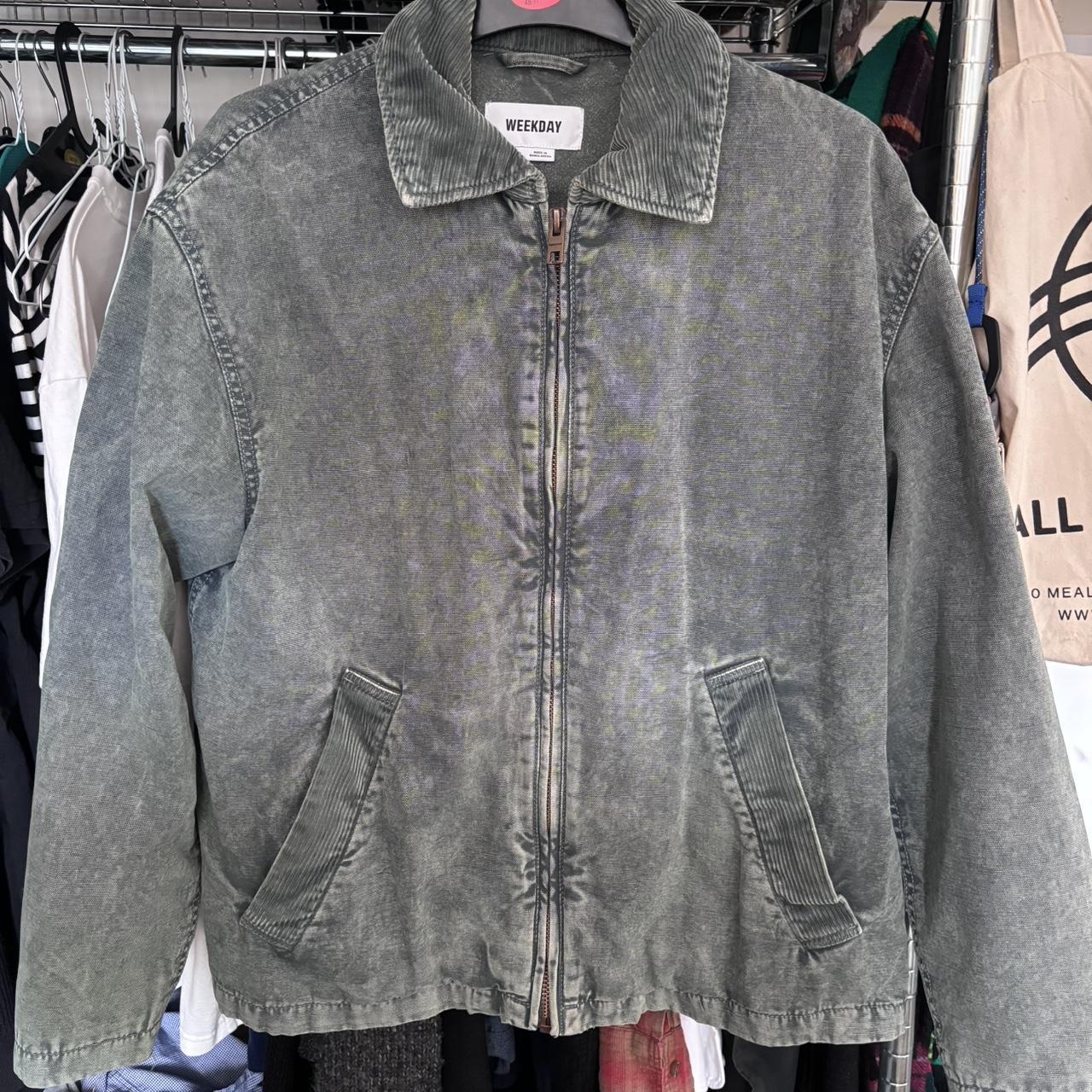 Weekday washed worker jacket - Depop