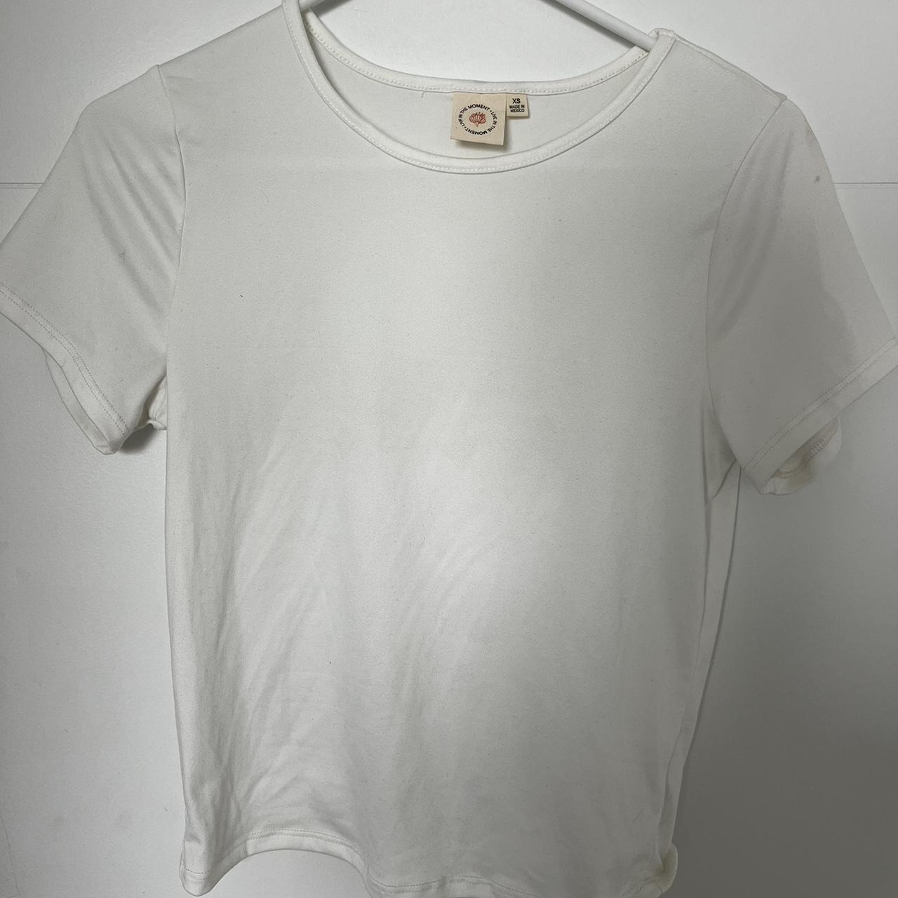 Basic White Tee Worn a few times, in great... - Depop