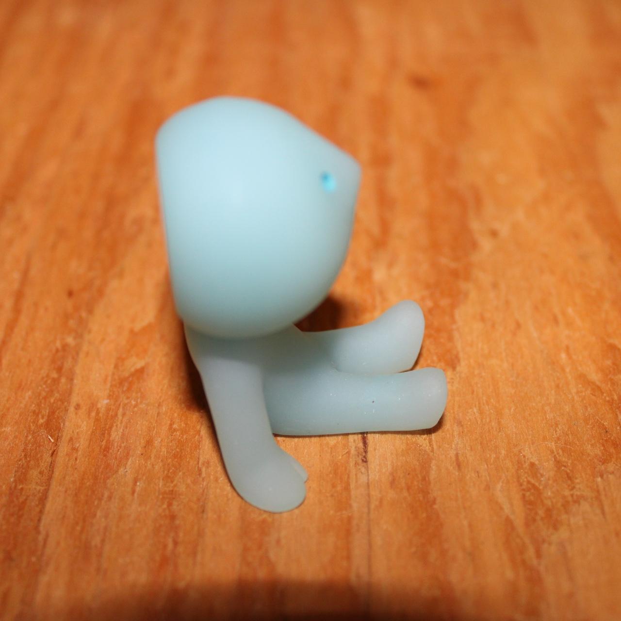 Smiski blue bath series sitting figure Brand New out... | Depop