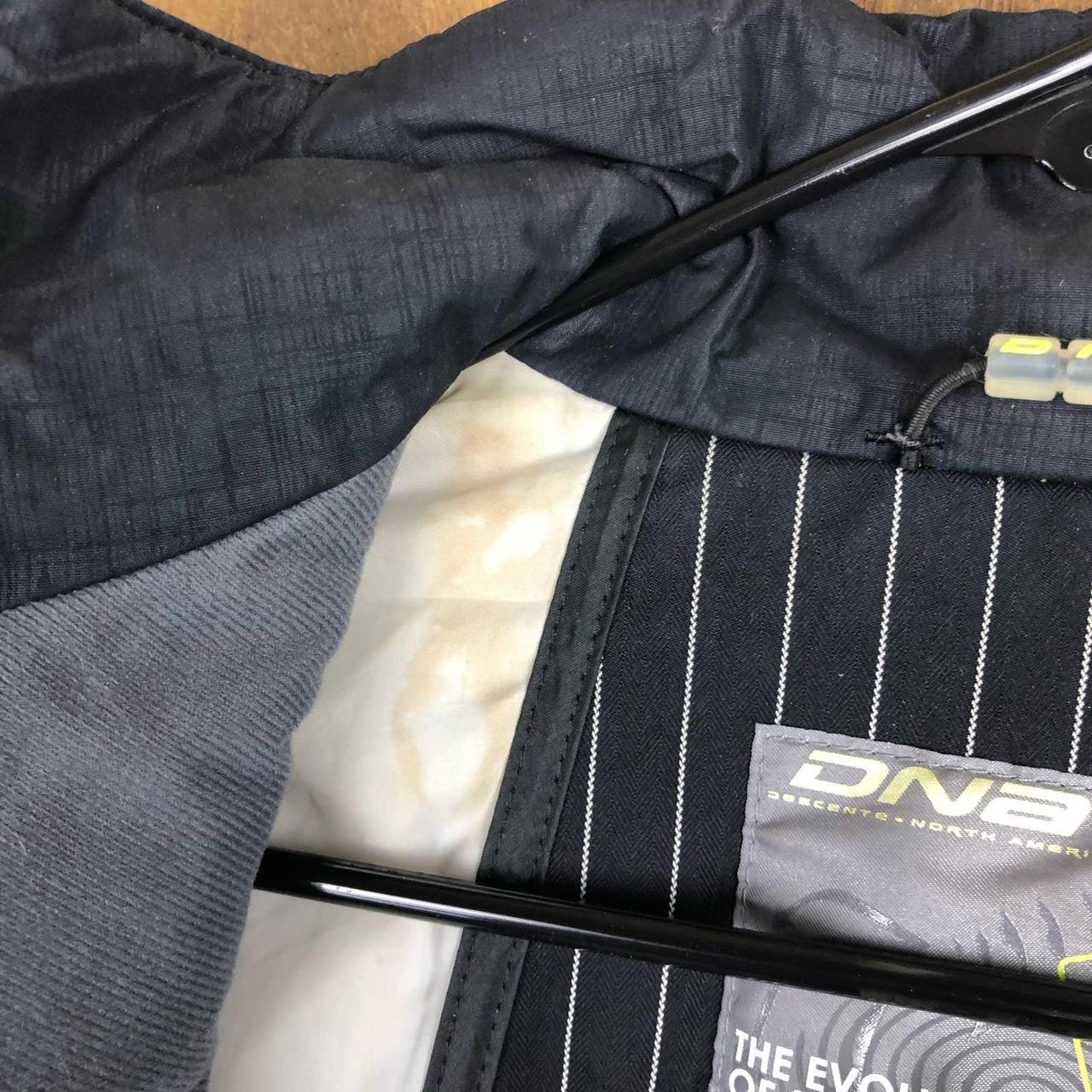 DNA Descente Womens Jacket Black Striped Skiing Snow... - Depop