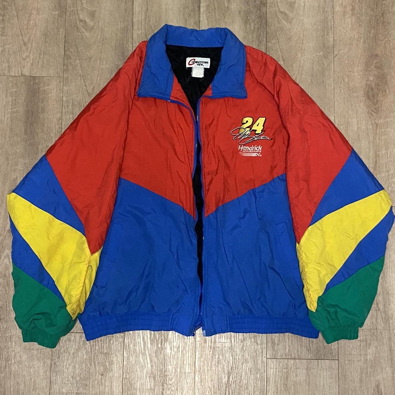 Vintage Jeff Gordon NASCAR Jacket Fits like a... - Depop