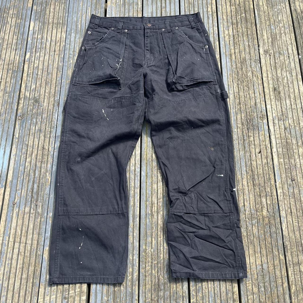 Vintage Dickies Workwear 🖤 Double Knee Work Depop