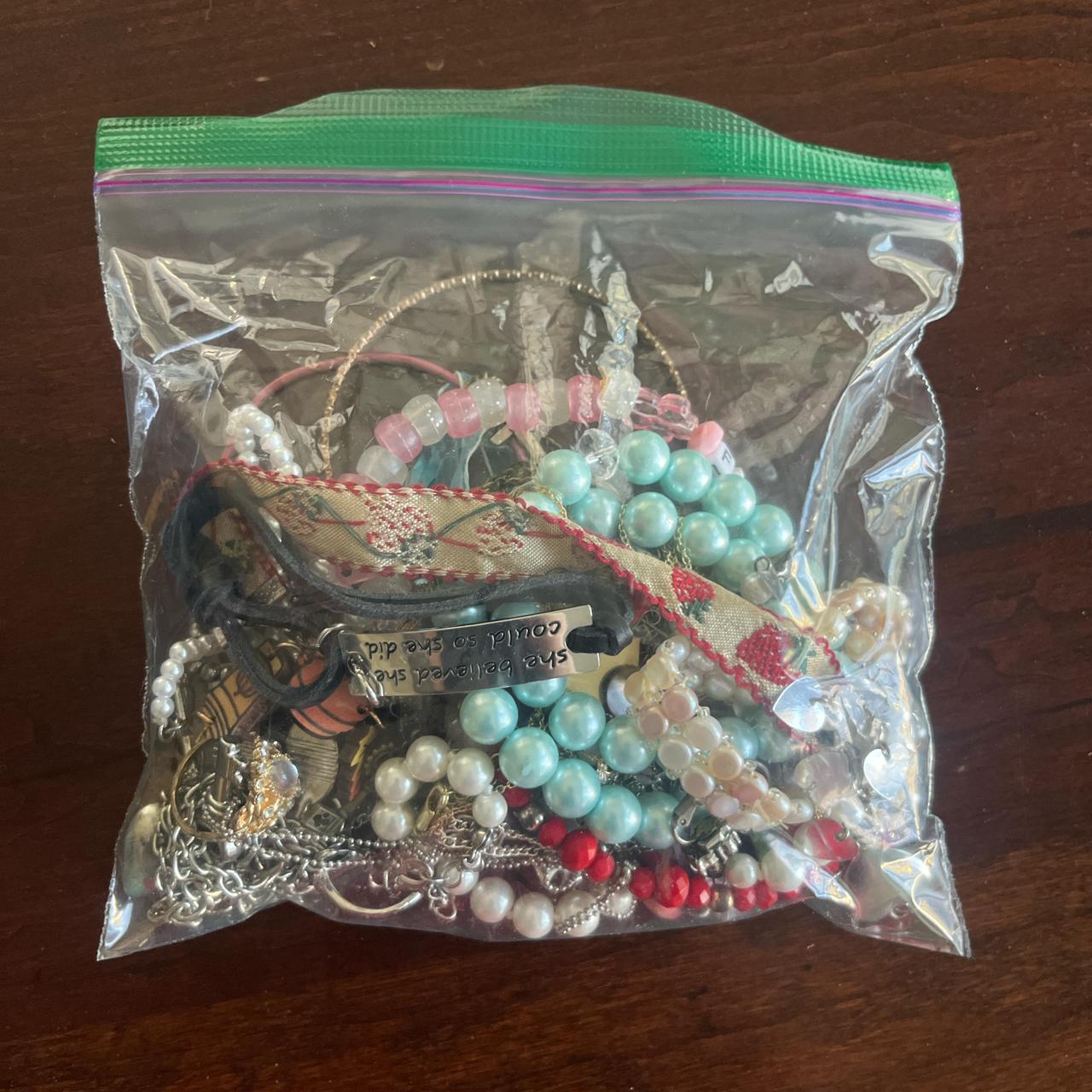 random mystery jewelry bag!! - includes chokers,... - Depop