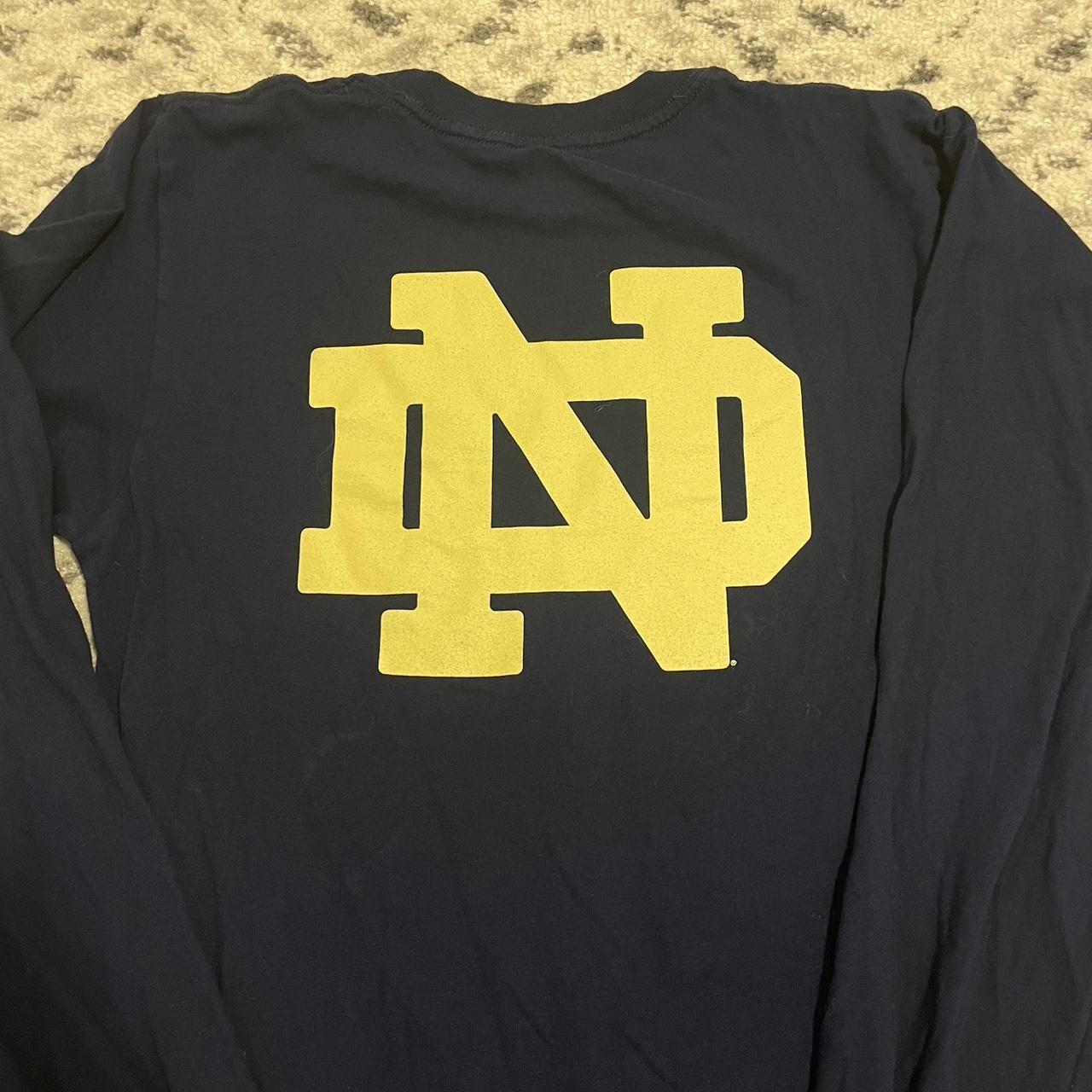 Notre Dame Adidas long sleeve, light worn super... - Depop