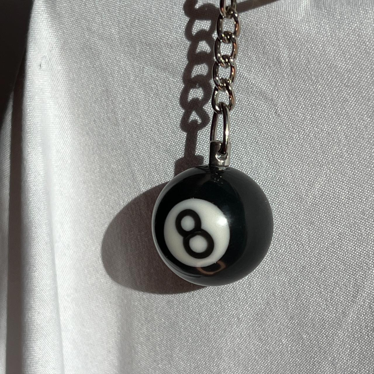 8ball Keychain -- noticeable scratch and chip on... - Depop