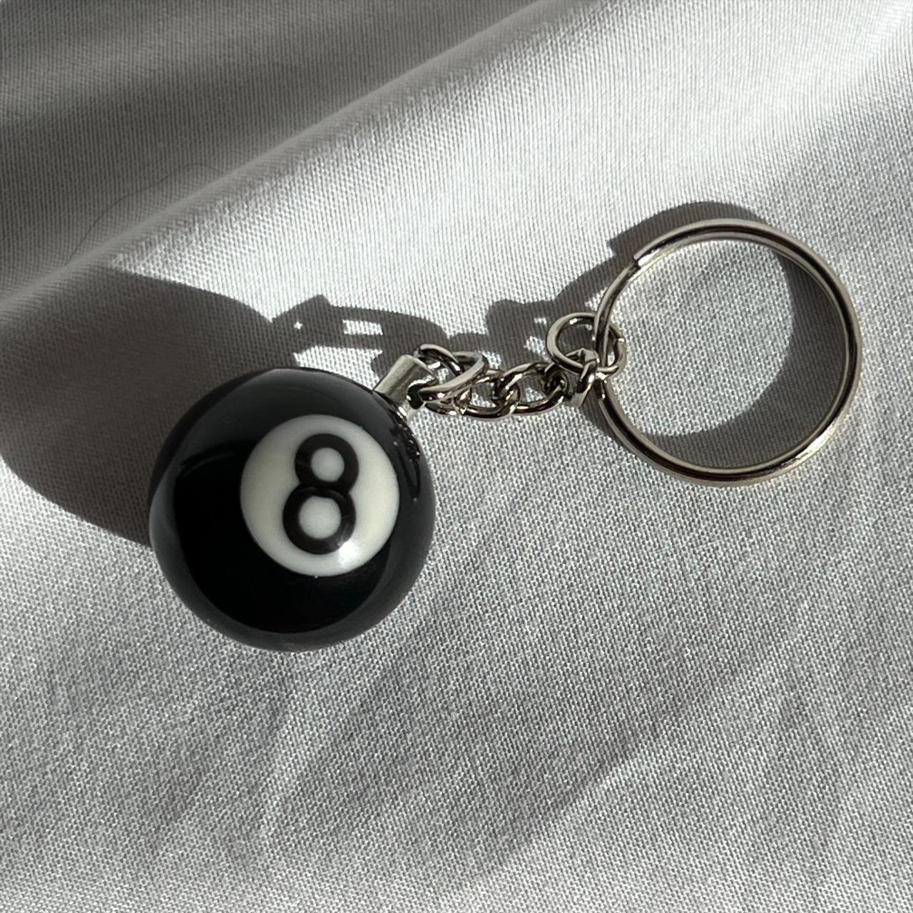 8ball Keychain -- noticeable scratch and chip on... - Depop