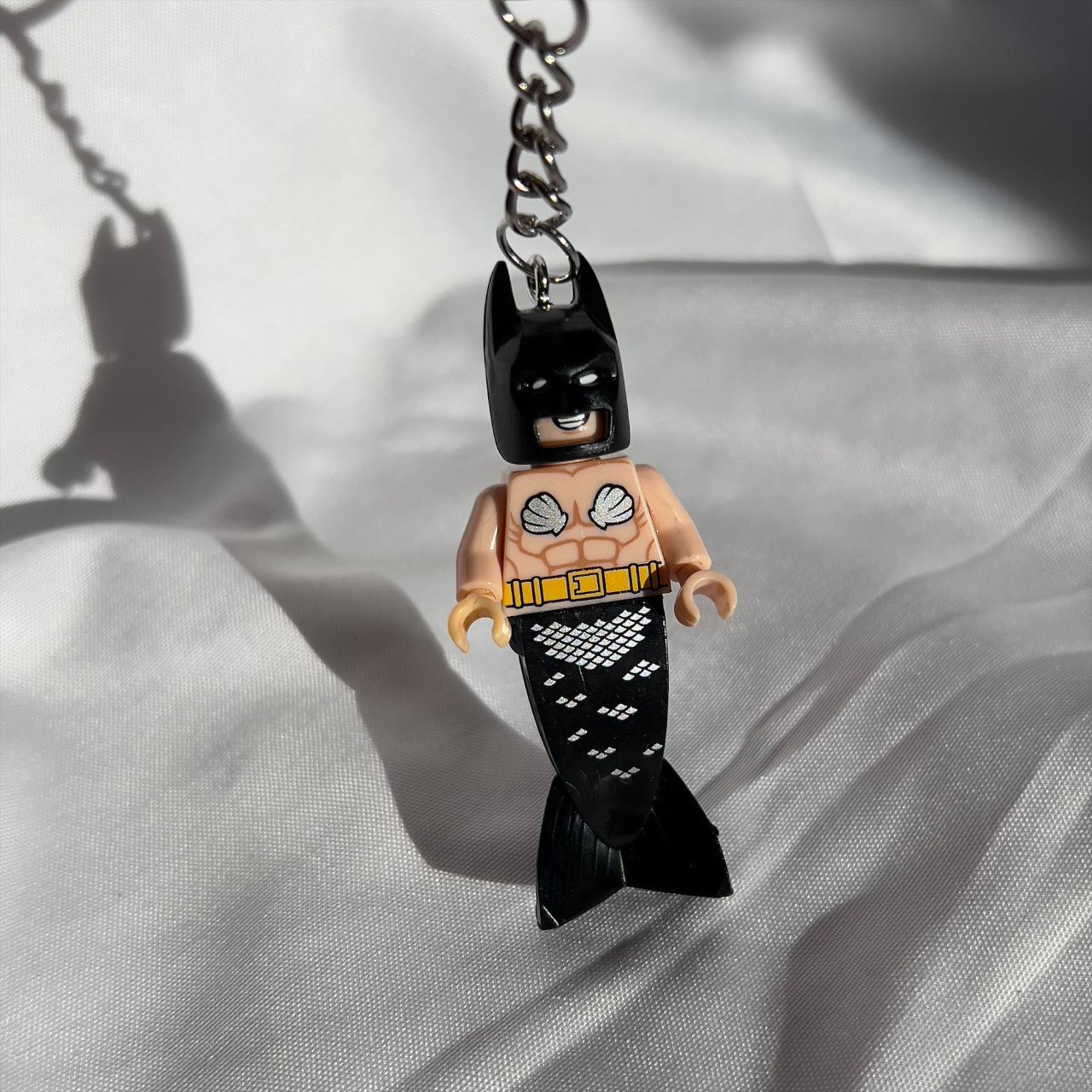 Mer-Batman Lego Keychain -- dms open for... - Depop