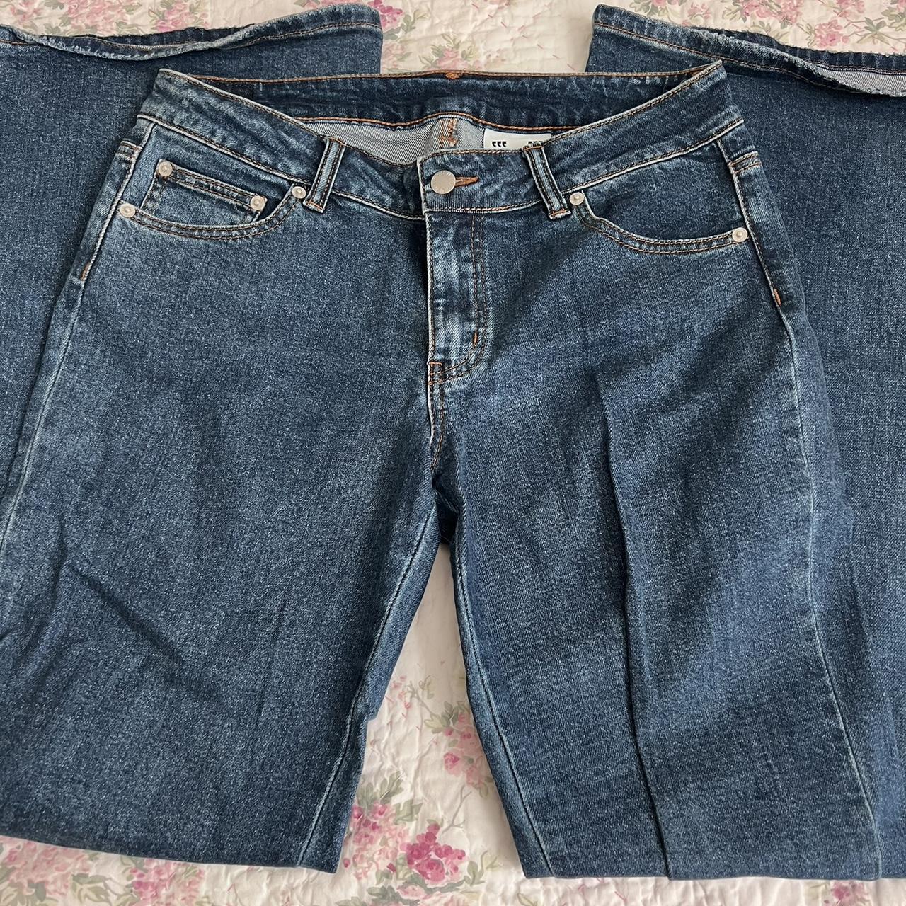 UNIF Blue flare jeans Size 29 $25 US SHIPPING ONLY... | Depop