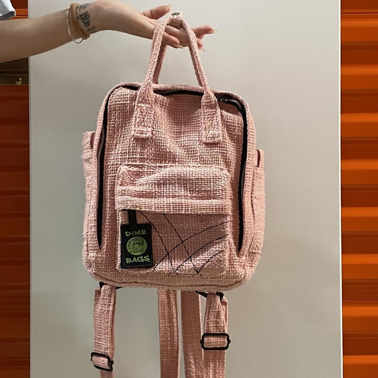 Pink twead dimebag backpack #dimebag #bags #backpack... - Depop