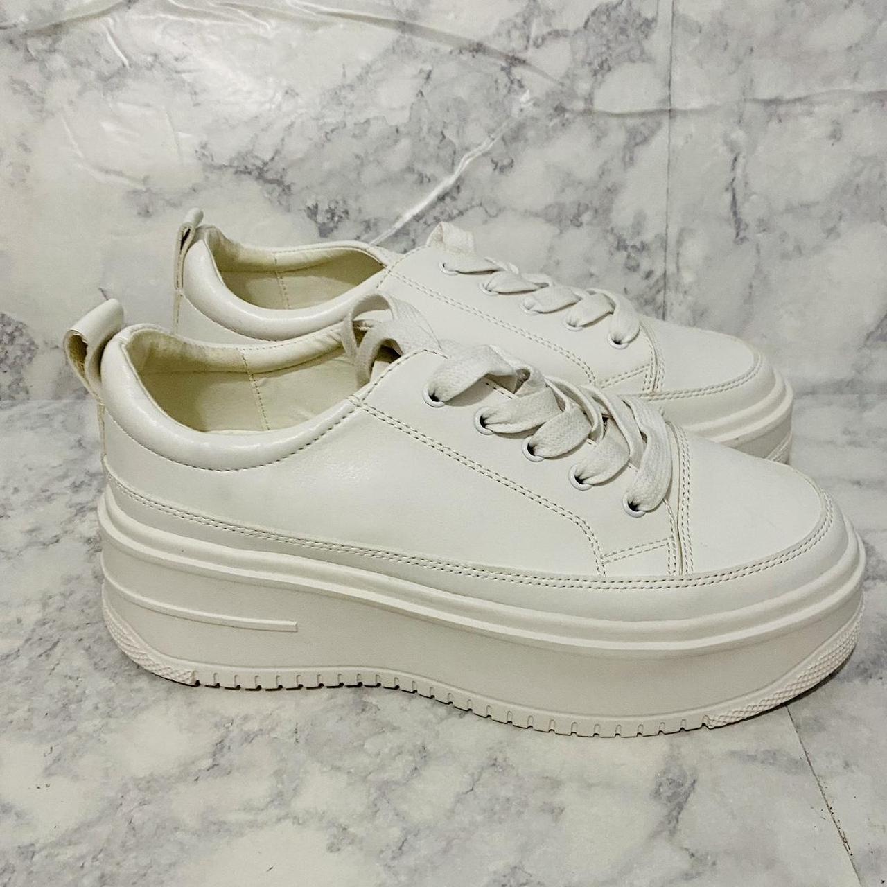 Princess Polly Dylan Sneaker White Please Read Shop... - Depop