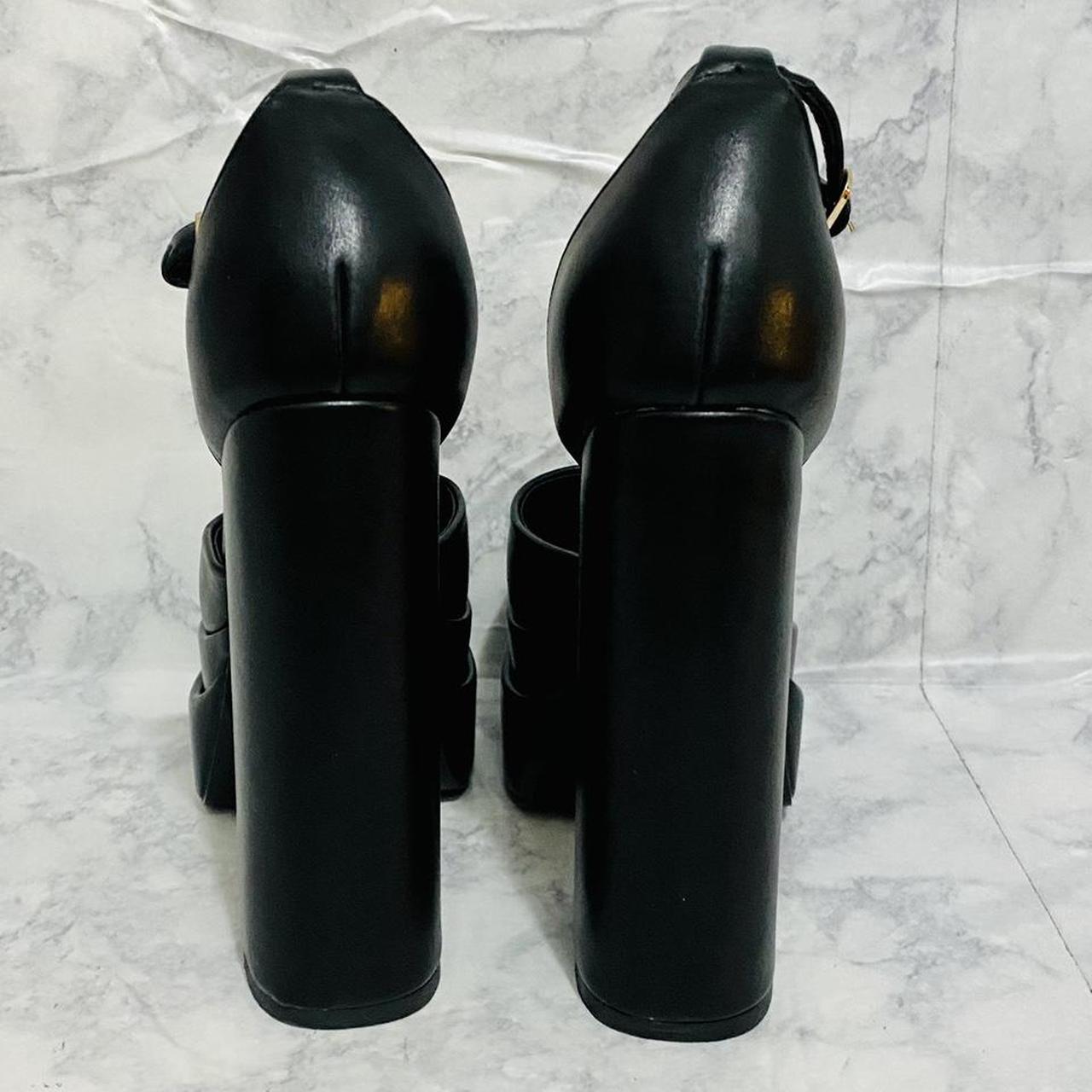 Princess Polly Randy Platform Heels Black Please... - Depop