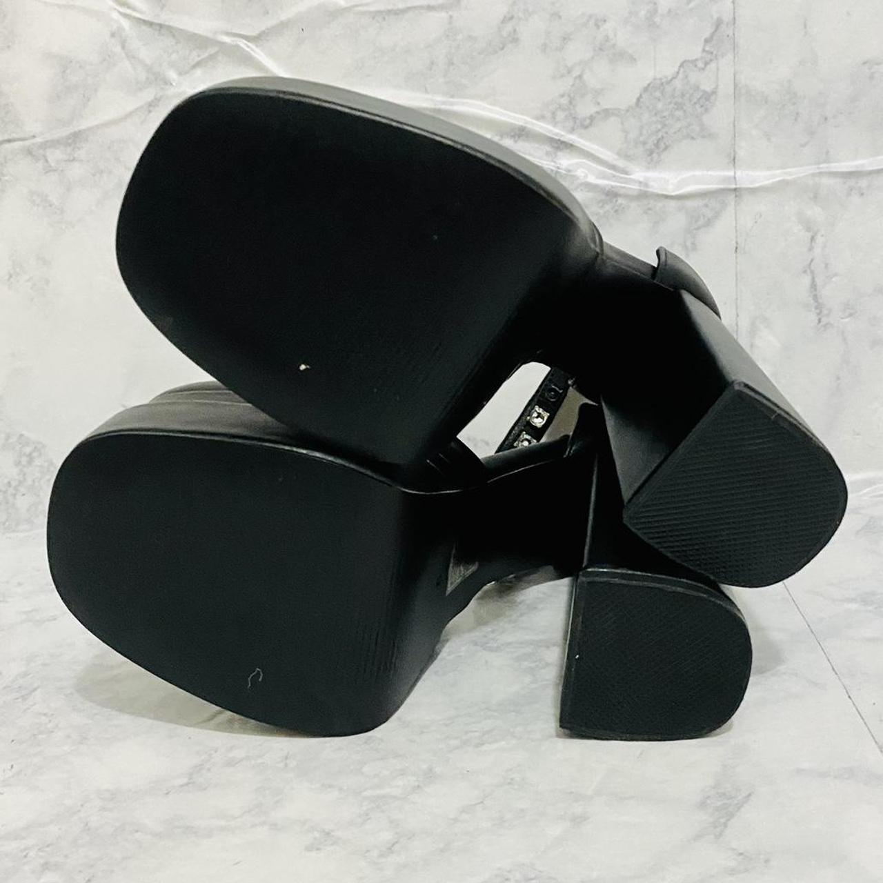 Princess Polly Randy Platform Heels Black Please... - Depop