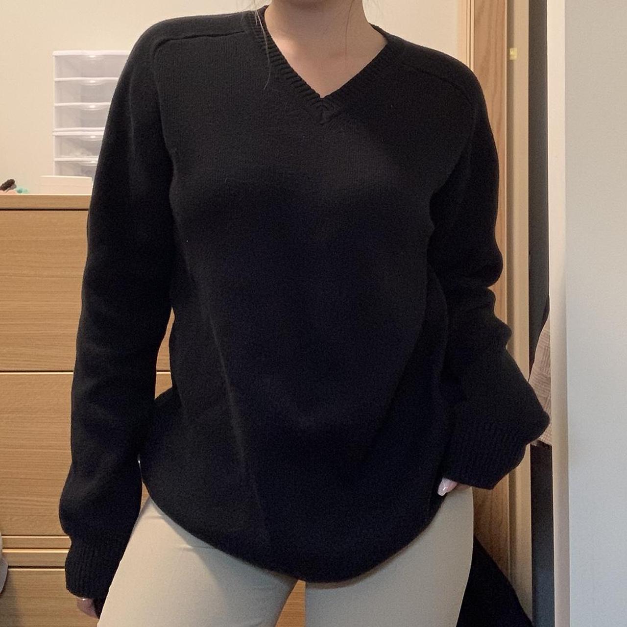 Vintage Oversized Black Sweater Super comfy and... - Depop