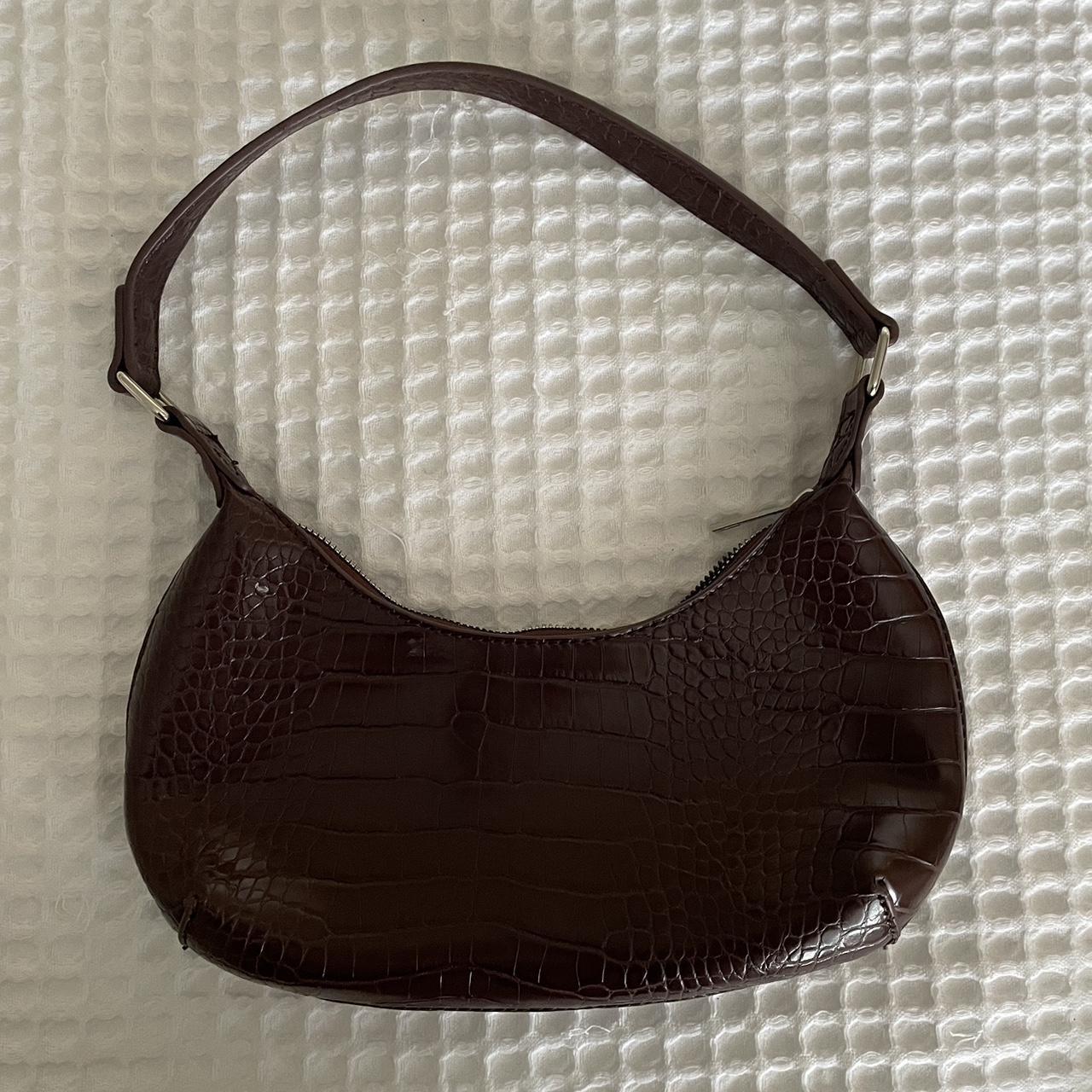 Glassons - Brown Croc Faux Leather Shoulder Bag $10 🤍 - Depop